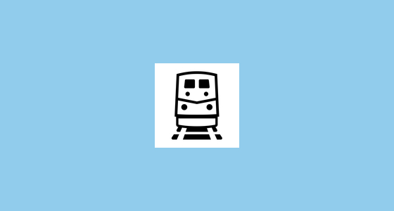 🚆 Kereta Api Emoji on Noto Emoji Font 14.0