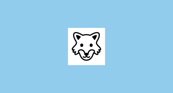 🐺 Wolf Emoji on Noto Emoji Font 14.0