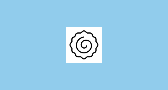 🍥 Fish Cake with Swirl Emoji on Noto Emoji Font 15.0