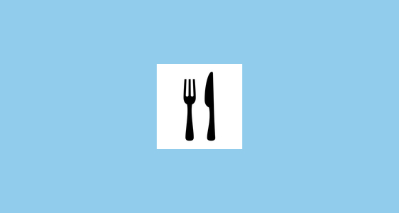 🍴 Fork and Knife Emoji on Noto Emoji Font 15.0