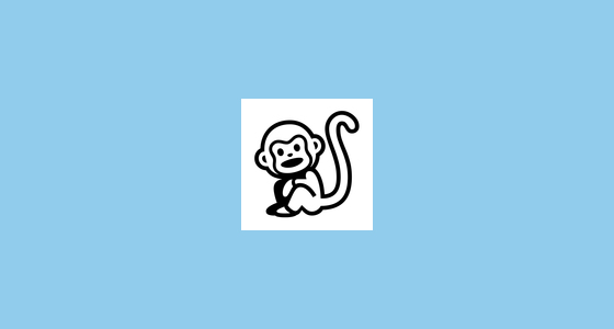 🐒 Singe Emoji on Noto Emoji Font 15.0