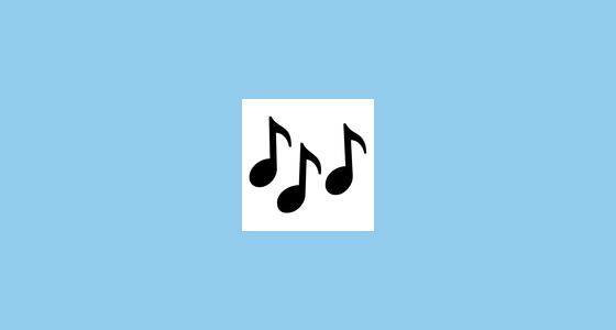 🎶 Nota-Nota Muzik Emoji on Noto Emoji Font 15.0