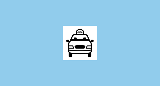 🚖 Taxi De Face Emoji on Noto Emoji Font 15.0