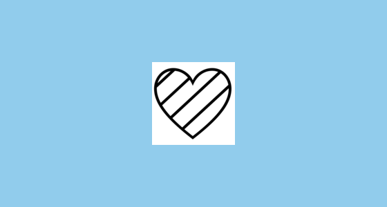 Cœur Rose Emoji on Noto Emoji Font 15.0