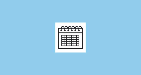 🗓️ Spiral Calendar Emoji on Noto Emoji Font 15.0