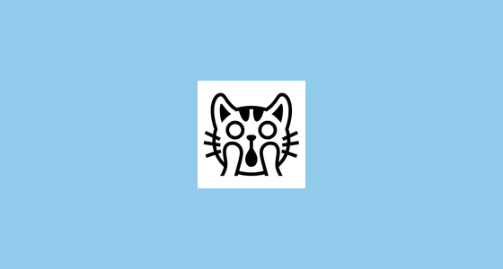 🙀 Weary Cat Emoji on Noto Emoji Font 15.0