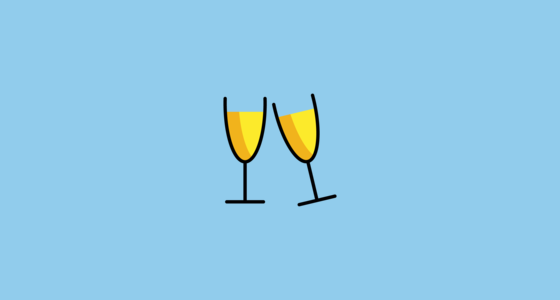 🥂 Trinquer Emoji on OpenMoji 1.0