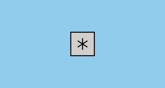 *️⃣ Keycap Asterisk Emoji on OpenMoji 12.0