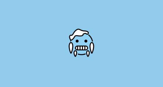 🥶 Visage Bleu Et Froid Emoji on OpenMoji 12.2