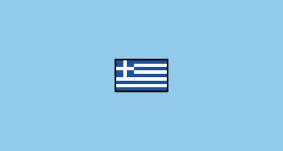 🇬🇷 Flag: Greece Emoji on OpenMoji 12.2