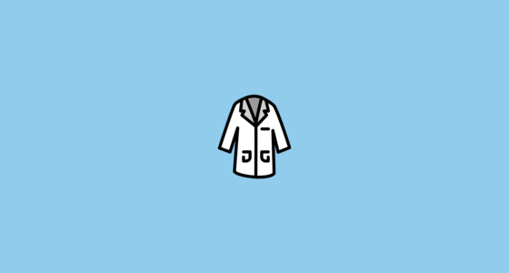 🥼 Lab Coat Emoji on OpenMoji 12.2