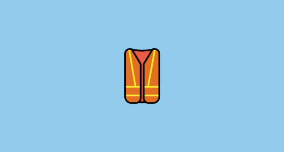 🦺 Gilet De Sécurité Emoji on OpenMoji 12.2