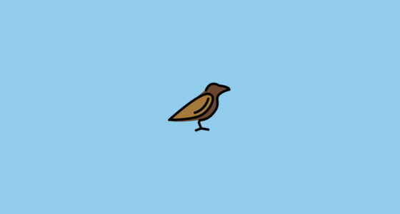 🐦 鸟 Emoji on OpenMoji 12.3
