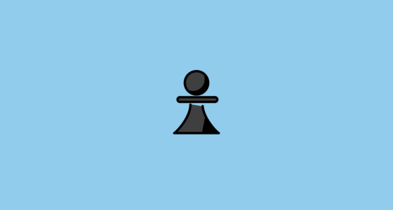 ♟️ Chess Pawn Emoji on OpenMoji 12.3