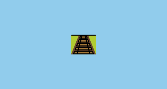 🛤️ Railway Track Emoji on OpenMoji 12.3
