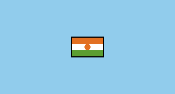 🇳🇪 Bandeira: Níger Emoji on OpenMoji 13.0