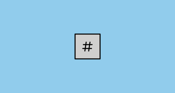 #️⃣ Keycap Number Sign Emoji on OpenMoji 13.0