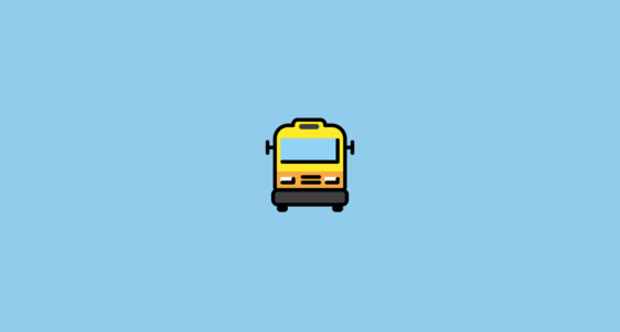 🚍 Bus De Face Emoji on OpenMoji 13.0