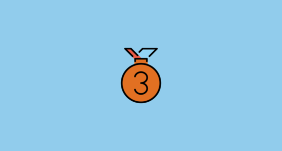 🥉 3rd Place Medal Emoji on OpenMoji 13.1