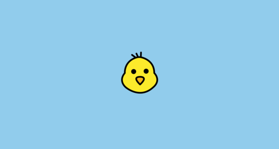 🐤 Pintinho De Perfil Emoji on OpenMoji 13.1