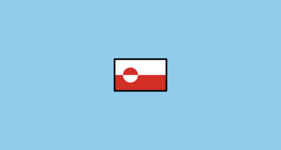 🇬🇱 Vlag: Groenland Emoji on OpenMoji 13.1
