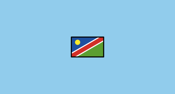 🇳🇦 Flag: Namibia Emoji on OpenMoji 13.1