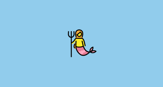 🧜‍♀️ Sirena Emoji on OpenMoji 13.1