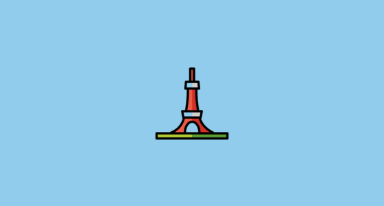 🗼 Tokyo Tower Emoji on OpenMoji 13.1