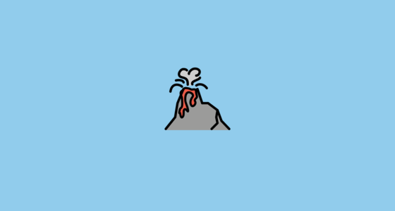 🌋 火山 Emoji on OpenMoji 13.1