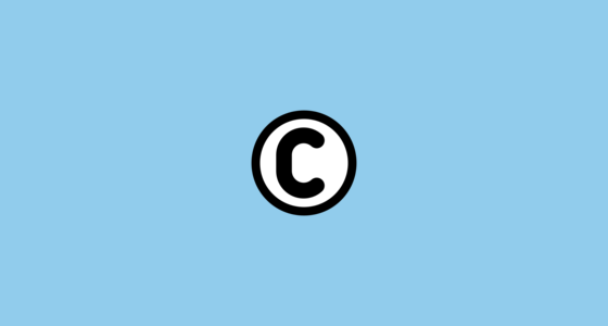 ©️ Símbolo De Copyright Emoji on OpenMoji 14.0