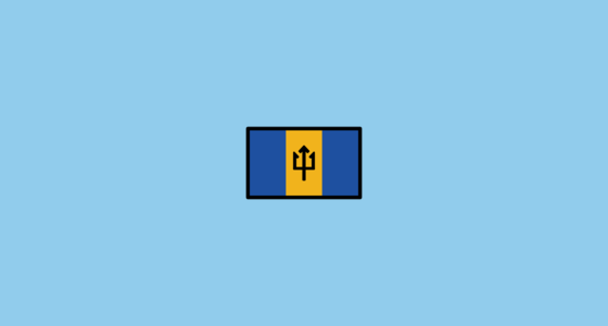 🇧🇧 Bandera: Barbados Emoji on OpenMoji 14.0