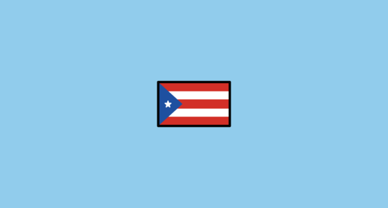 🇵🇷 Vlag: Puerto Rico Emoji on OpenMoji 14.0