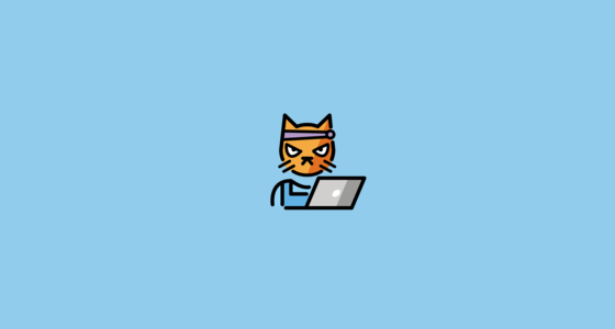 🐱‍💻 Hacker Cat Emoji on OpenMoji 14.0