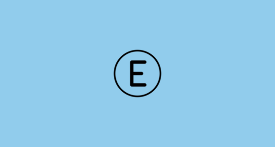 Regional Indicator Symbol Letter E Emoji on OpenMoji 14.0