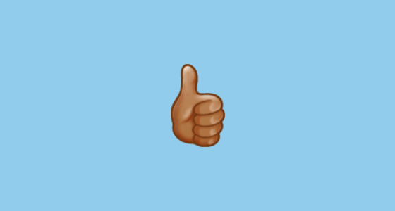 👍🏽 Thumbs Up: Medium Skin Tone Emoji on Samsung Experience 9.1