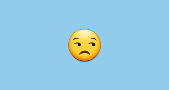 😒 Cara De Desaprobación Emoji on Samsung Experience 9.5