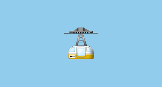 🚡 Aerial Tramway Emoji on Samsung One UI 1.0