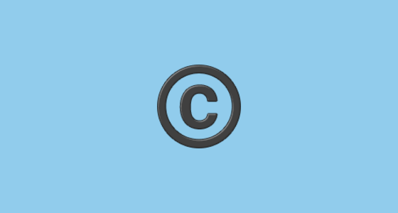 ©️ Copyright Emoji on Samsung One UI 1.0