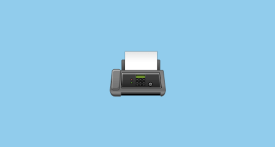📠 Fax Machine Emoji on Samsung One UI 1.0