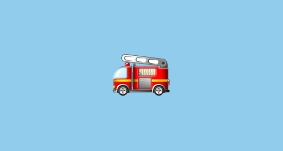 🚒 Fire Engine Emoji on Samsung One UI 1.0