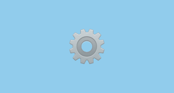 ⚙️ Engranaje Emoji on Samsung One UI 1.0
