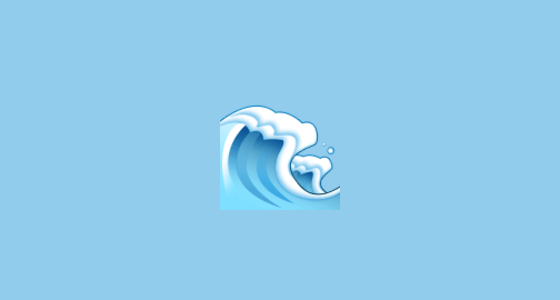 🌊 Ola De Mar Emoji on Samsung One UI 1.0