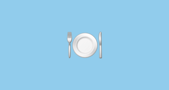 🍽️ Fourchette Et Couteau Avec Assiette Emoji on Samsung One UI 1.5