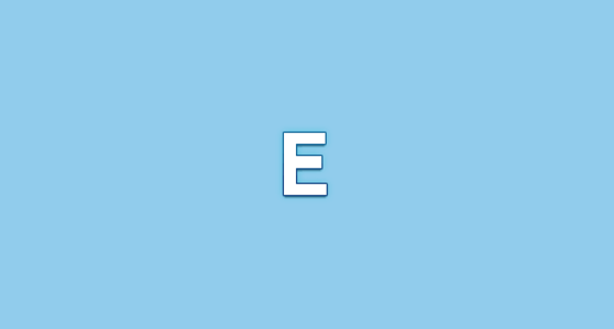 Regional Indicator Symbol Letter E Emoji on Samsung One UI 1.5