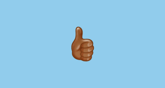 👍🏾 Thumbs Up: Medium-Dark Skin Tone Emoji on Samsung One UI 1.5