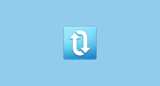 🔃 Clockwise Vertical Arrows Emoji on Samsung One UI 2.0