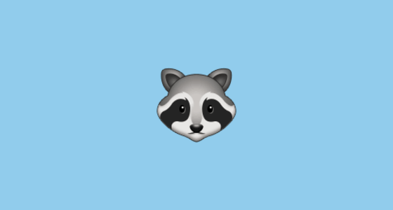 🦝 Mapache Emoji on Samsung One UI 2.1