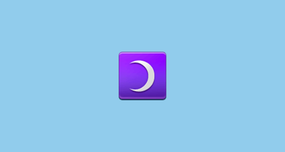 First Quarter Moon Emoji on Samsung One UI 2.1