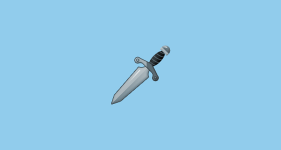 🗡️ Dagger Emoji on Samsung One UI 2.5