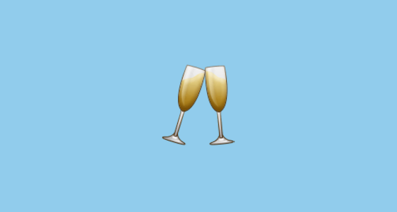 🥂 Copas Brindando Emoji on Samsung One UI 3.1.1